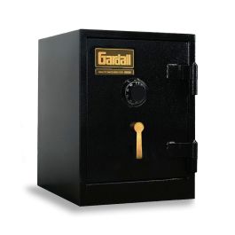 Gardall 1612/2 Two Hour Fire/Burglar Safe, Black, Gold, Combo (Dial) Lock